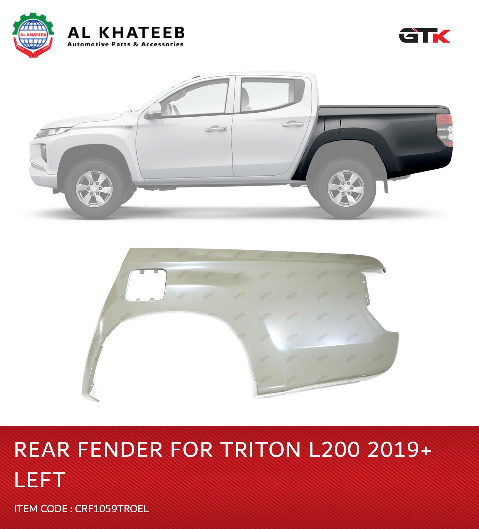 CAR REAR FENDER FOR TRITON L200 2019+ LEFT