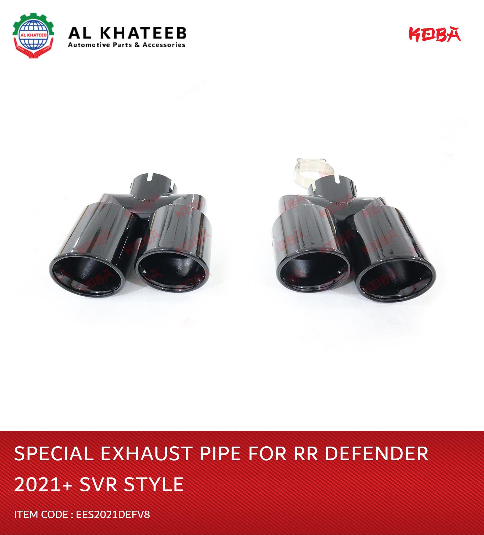 SPECIAL EXHAUST PIPE FOR RR-DEFENDER 2021+ SVR STYLE