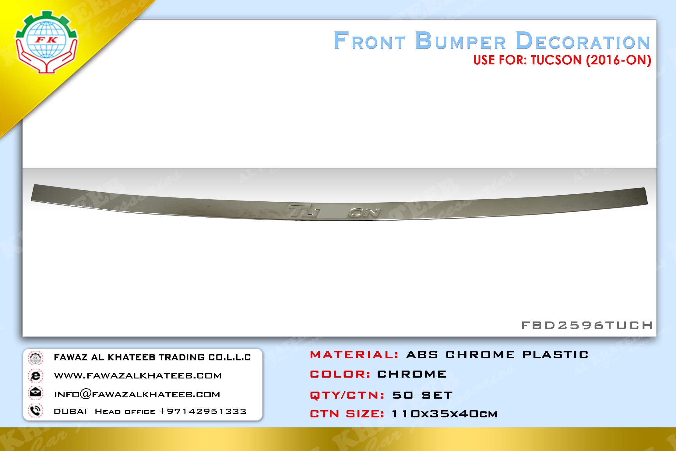 FRONT BUMPER MOLDING 4TUCSON 2016