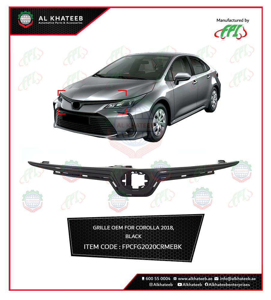 GRILL OEM FOR COROLLA 2018+ BK
