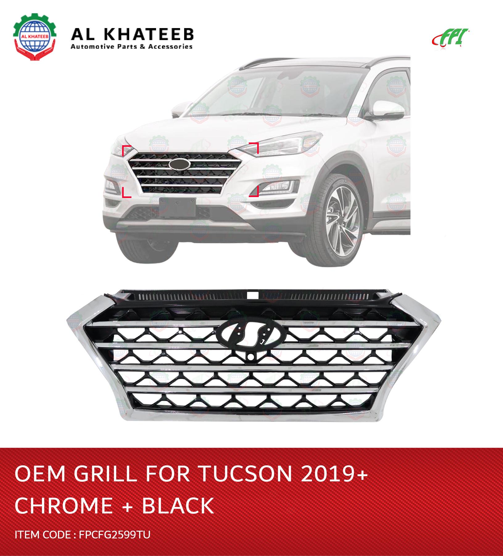 GRILL OEM FOR TUCSON 2019+ CHM+BK