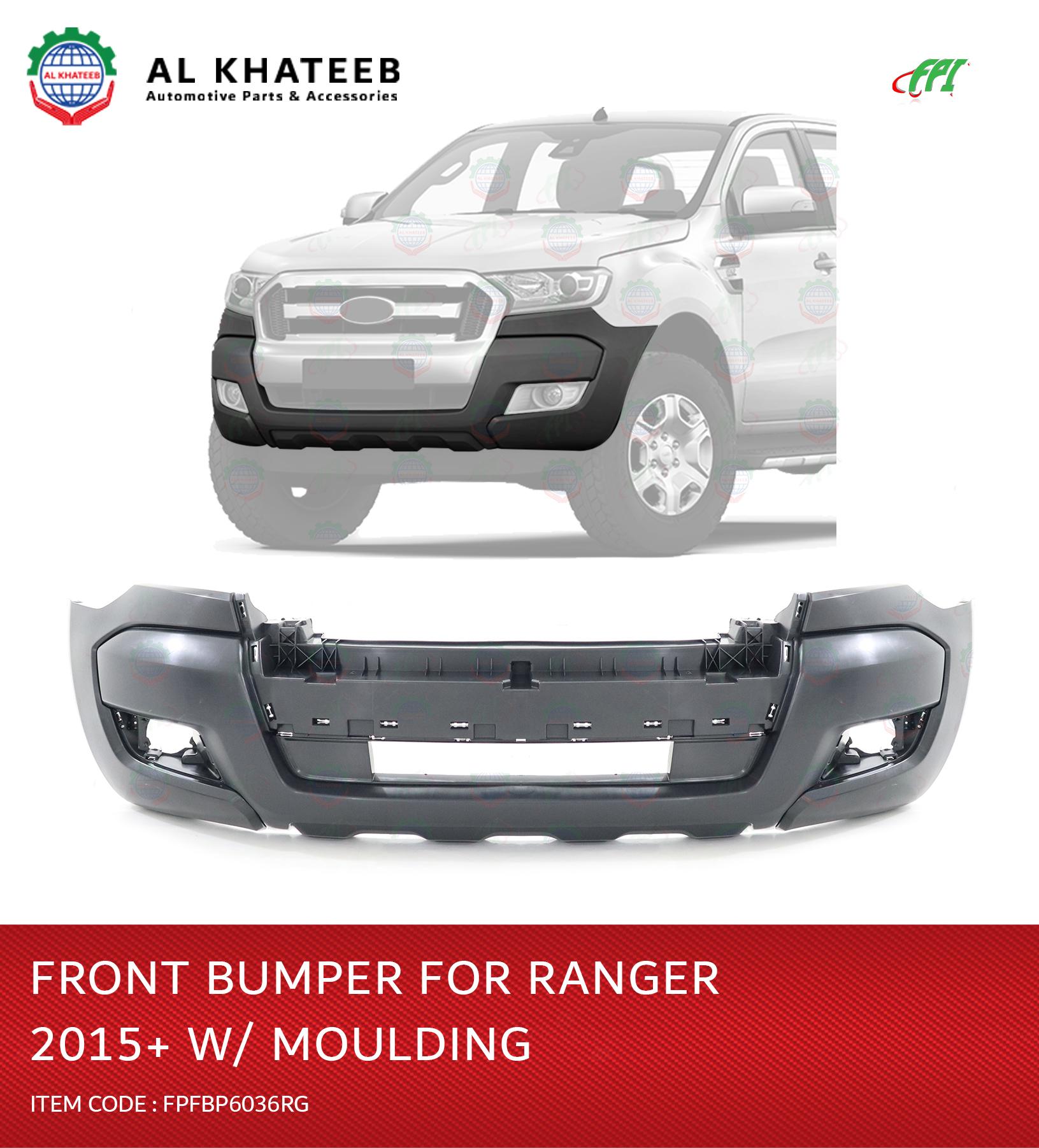 FRONT BUMPER FORD RANGER 2015+ W/ MOULDING