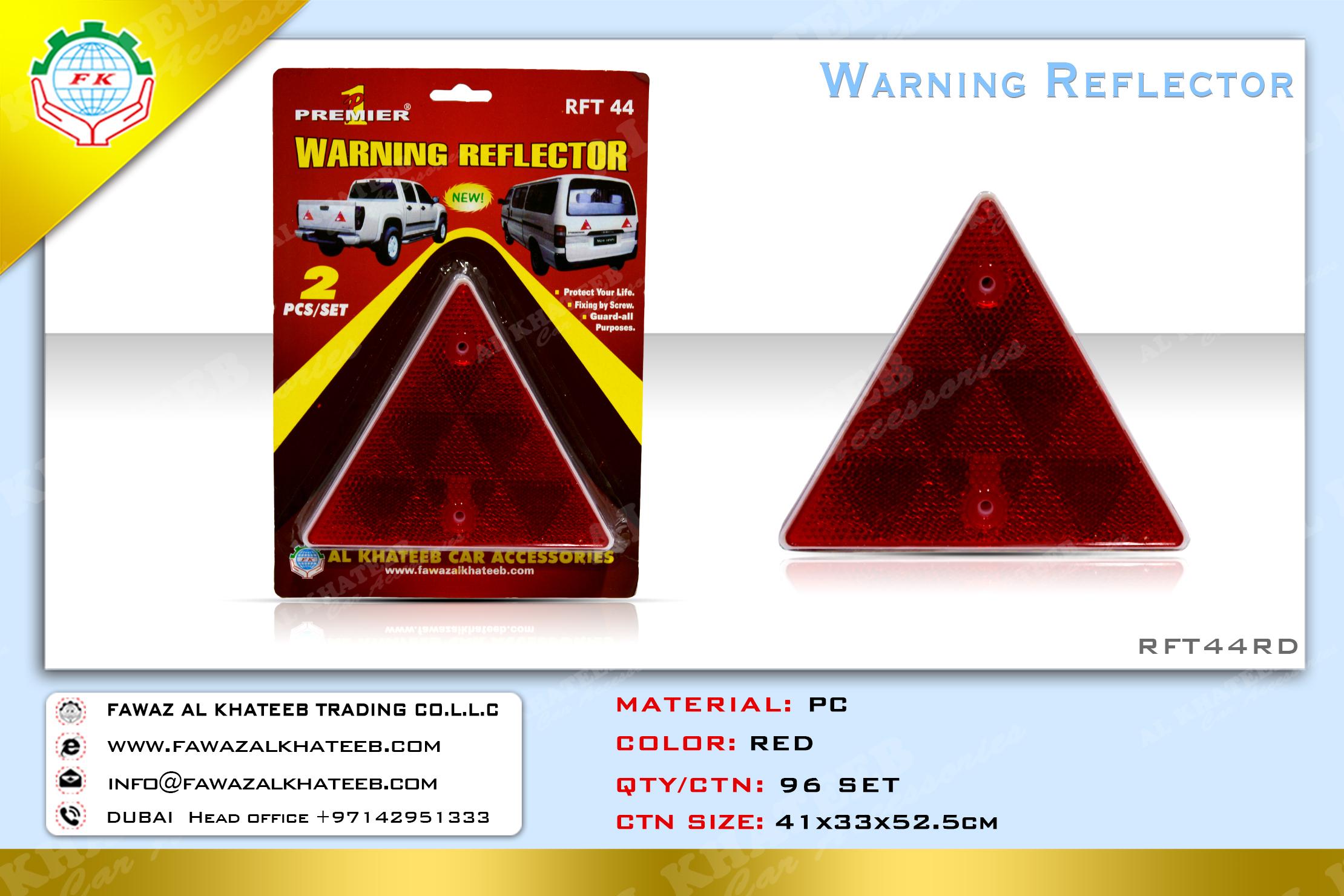 REFLECTOR TRIANGLE-RFT44RD