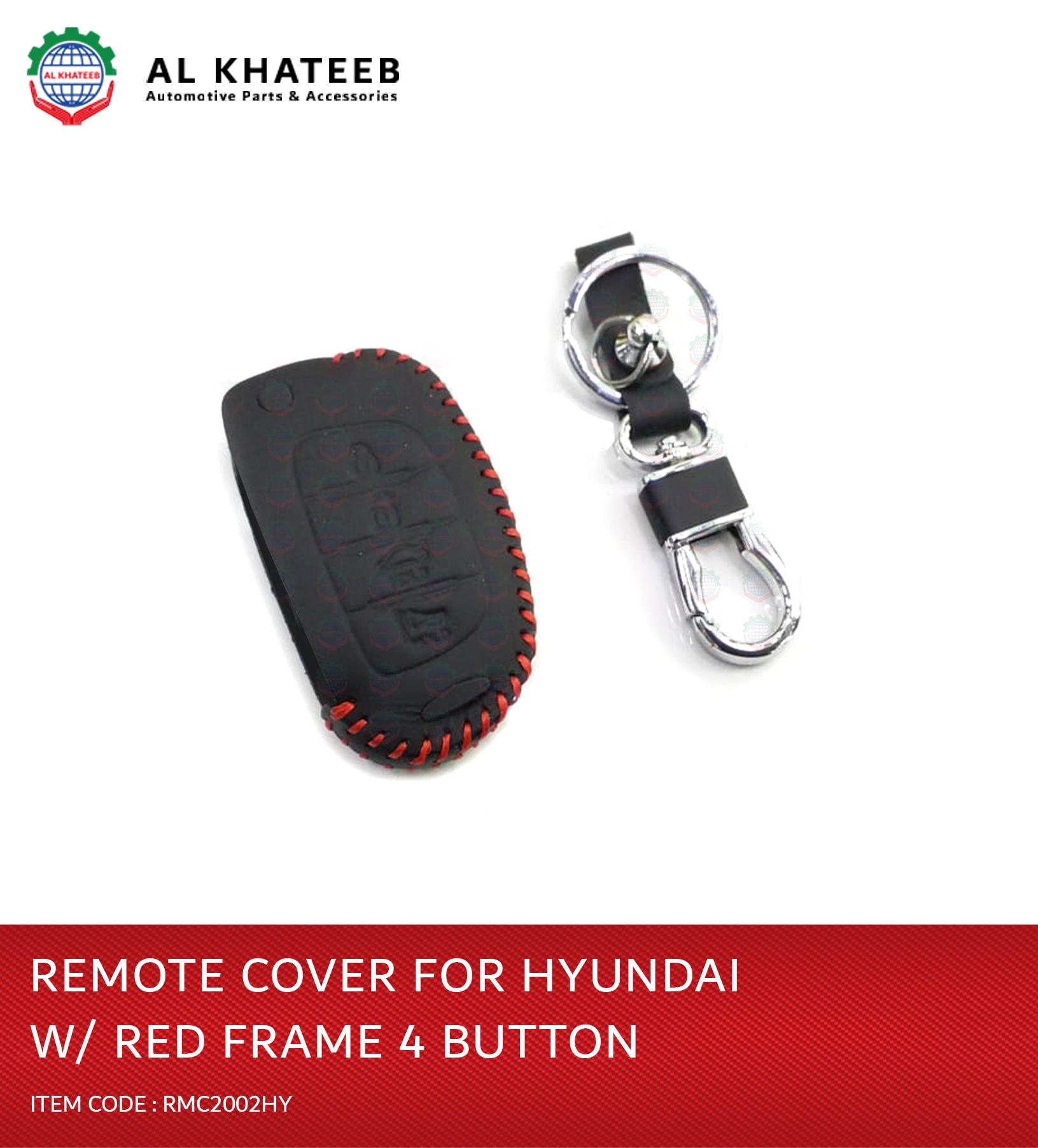 REMOTE COVER FOR HYUNDAI UNIVERSAL LTR W/RED FRAME 4 BUTTON