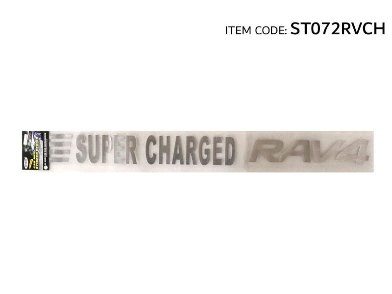 SUPER CHARGED STICKER FOR RAV4-ST072RVCH