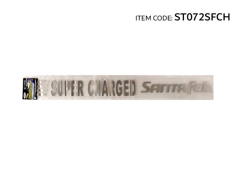 SUPER CHARGED STICKER FOR SANTAFE-ST072SFCH
