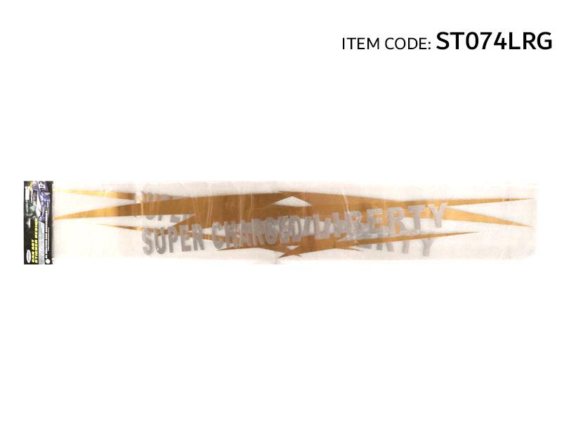 SUPER CHARGED STICKER FOR LIBERTY-ST074LRG